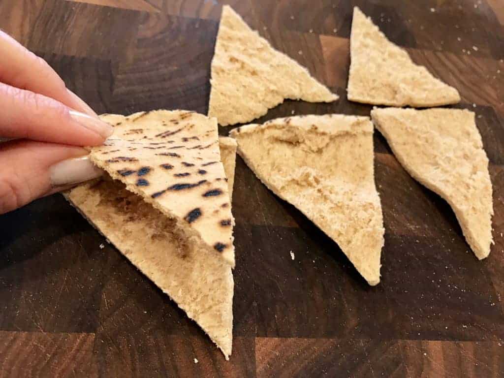 Crunchy Salt and Pepper Pita Chips - Audrey Dunham