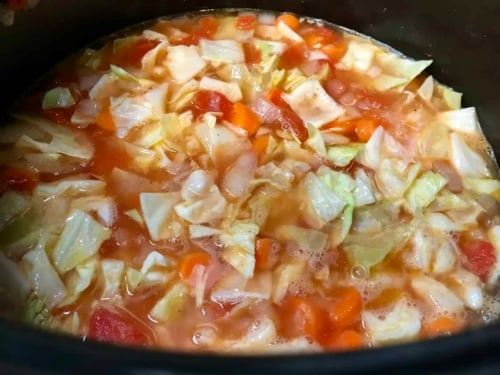 Chunky Cabbage and Carrot Soup - Audrey Dunham
